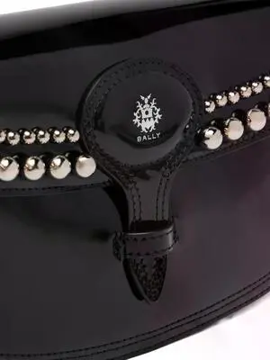 Bally Small Beckett Studded Shoulder Bag