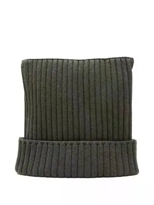Acne Studios Ribbed Beanie - Green