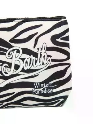 MC2 SAINT BARTH Aline Zebra-print Clutch