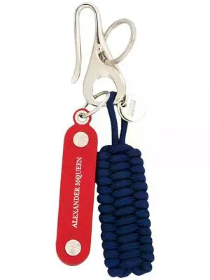 Alexander McQueen Woven Hook Key Ring