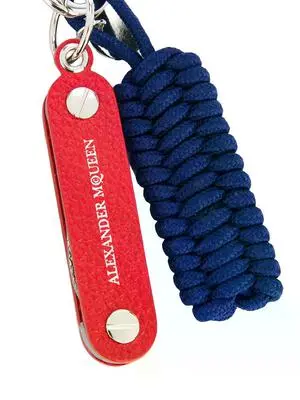 Alexander McQueen Woven Hook Key Ring