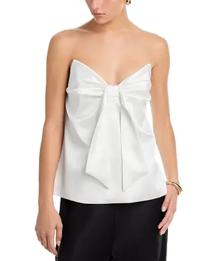 LUCY PARIS Strapless Bow Top