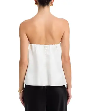 LUCY PARIS Strapless Bow Top