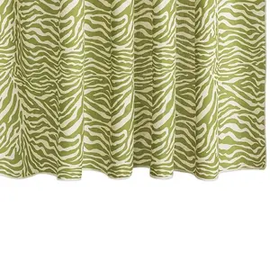 MATOUK Regine Linen Shower Curtain, 72w X 72l - Grass