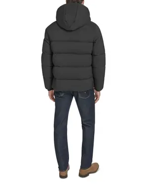 Andrew Marc Palmerton Micro Ripstop Puffer Jacket - Black