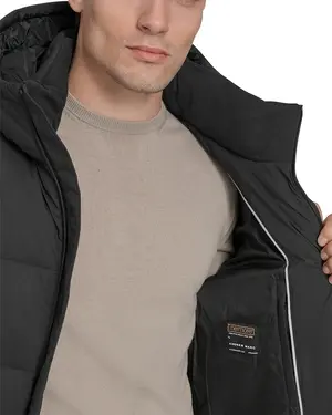 Andrew Marc Palmerton Micro Ripstop Puffer Jacket - Black