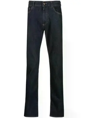 Canali Low-rise Straight-leg Trousers