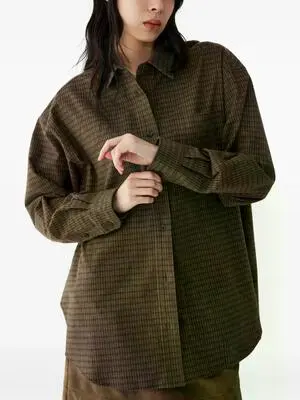 STUDIO TOMBOY Checked Button-down Shirt