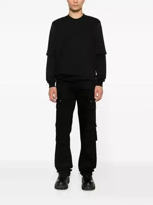 YES LONDON Layered-sleeve Sweatshirt