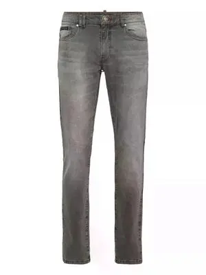 Philipp Plein Logo Appliqué Jeans