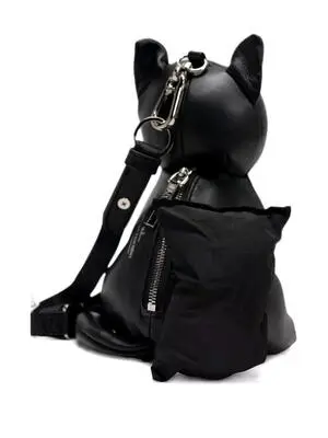 Mihara Yasuhiro Cat Shoulder Bag - Black