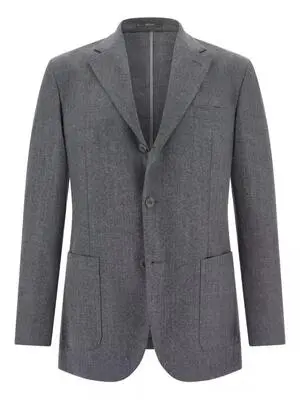 Boggi Milano Single-breasted Wool Blazer