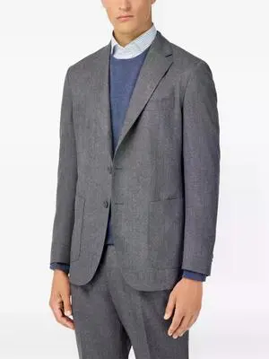 Boggi Milano Single-breasted Wool Blazer