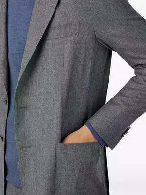 Boggi Milano Single-breasted Wool Blazer