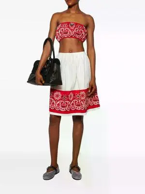 Miu Miu Bandana-print Top