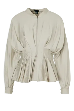 Karen Millen Pleated Woven Jacket