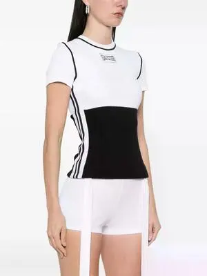 JEAN PAUL GAULTIER Logo-patch T-shirt - Black