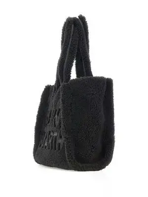 MC2 SAINT BARTH Colette Teddy Embroidered Tote Bag - Black