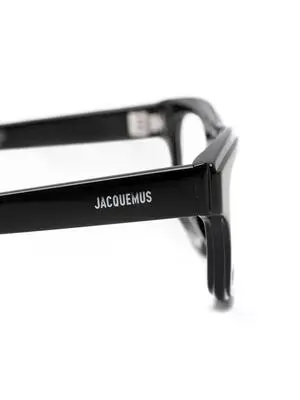 Jacquemus Galerie Rectangle Frame Glasses - Black
