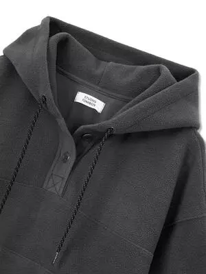 STUDIO TOMBOY Fleece Button-placket Hoodie