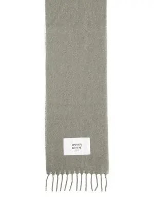 Maison Kitsuné Alpaca Wool Scarf - Green