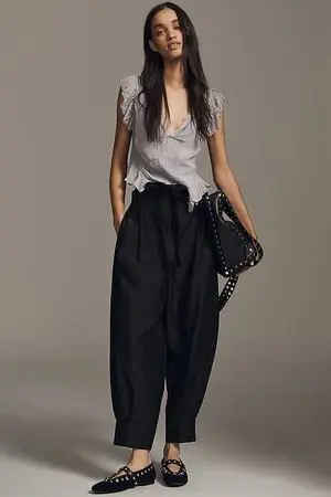 COREY LYNN CALTER Belted Balloon Trousers