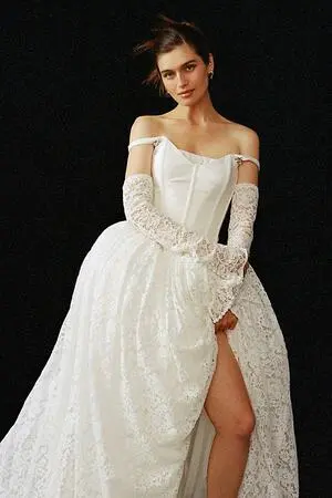 Off-The-Shoulder Fit & Flare Wedding Gowns