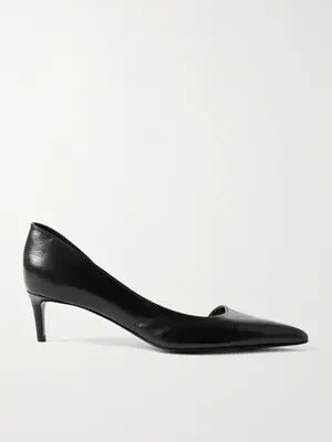 Khaite Jett Leather Pumps - Black