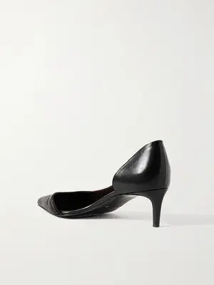 Khaite Jett Leather Pumps - Black