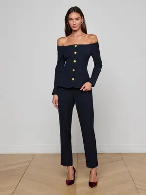 L'Agence Alice Blazer Top
