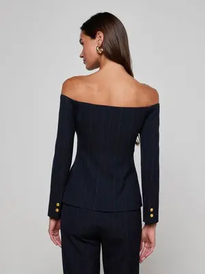 L'Agence Alice Blazer Top