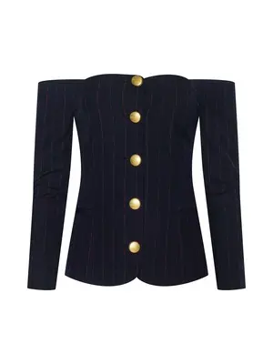 L'Agence Alice Blazer Top