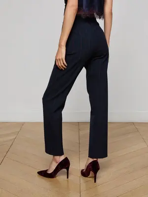 L'Agence Pinstriped Rebel Trousers
