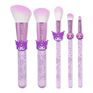 WET N WILD Kuromi Anniversary 5-piece Makeup Brush Set - One-color