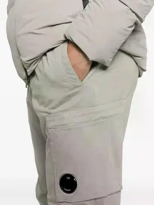 C.P. COMPANY Sateen Cargo Pants - Grey