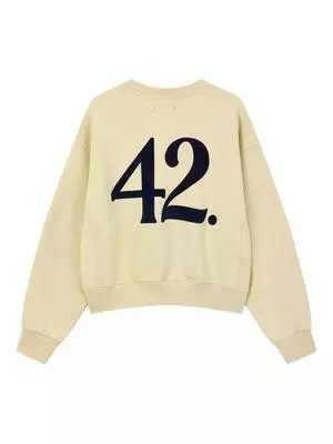 STUDIO TOMBOY Logo-embroidered Sweatshirt - Neutrals