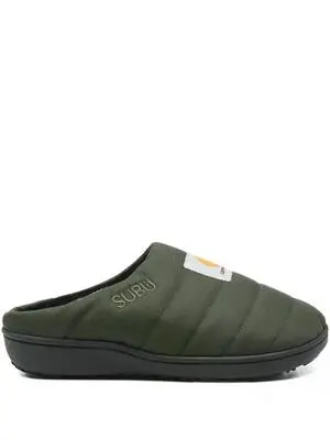 Carhartt Work In Progress X Subu Logo-motif Slippers - Green
