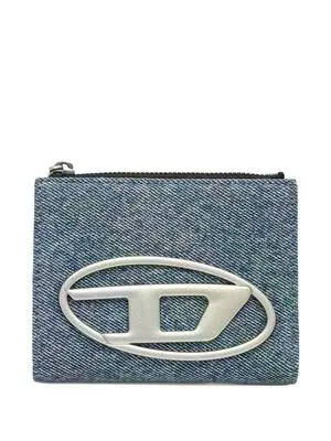 Diesel Logo-plaque Wallet - Blue