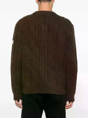 MAISON MARGIELA V-neck Ribbed Knit Sweater