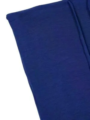 STUDIO TOMBOY Back-slit Long Skirt - Blue