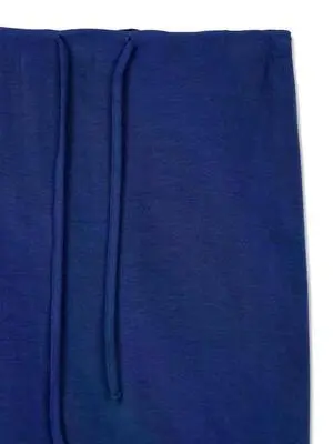 STUDIO TOMBOY Back-slit Long Skirt - Blue