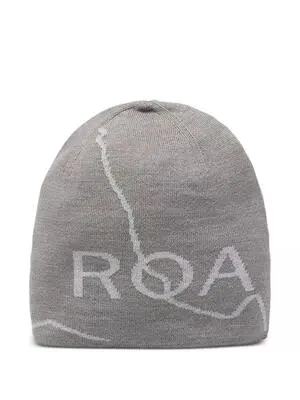ROA Logo-detail Beanie - Grey