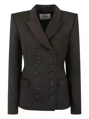 Alex Perry Double-breasted Wool Blazer