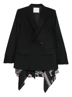 Sacai Button Detailed Blazers For Women