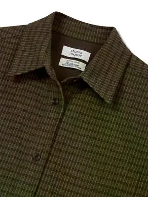 STUDIO TOMBOY Checked Shirt - Brown