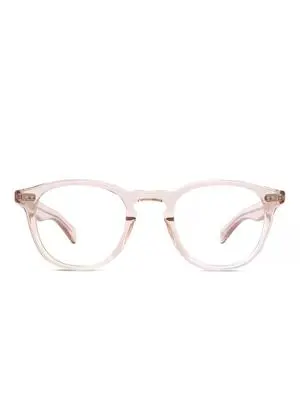 Garrett Leight Hampton X Round Glasses - Pink