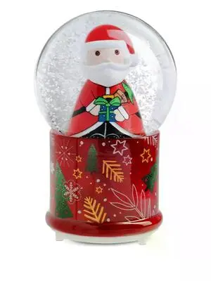 EGAN Santa Christmas Snow Globe - Red