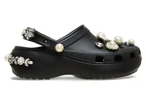 CROCS Classic Platform Simone Rocha Clog - Black