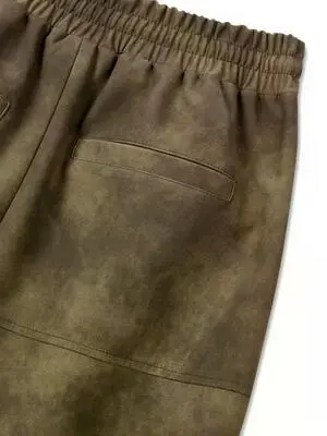 STUDIO TOMBOY Suede Panelled A-line Skirt
