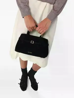 Manu Atelier Le Cambon 25 Buckle-fastening Tote Bag - Black
